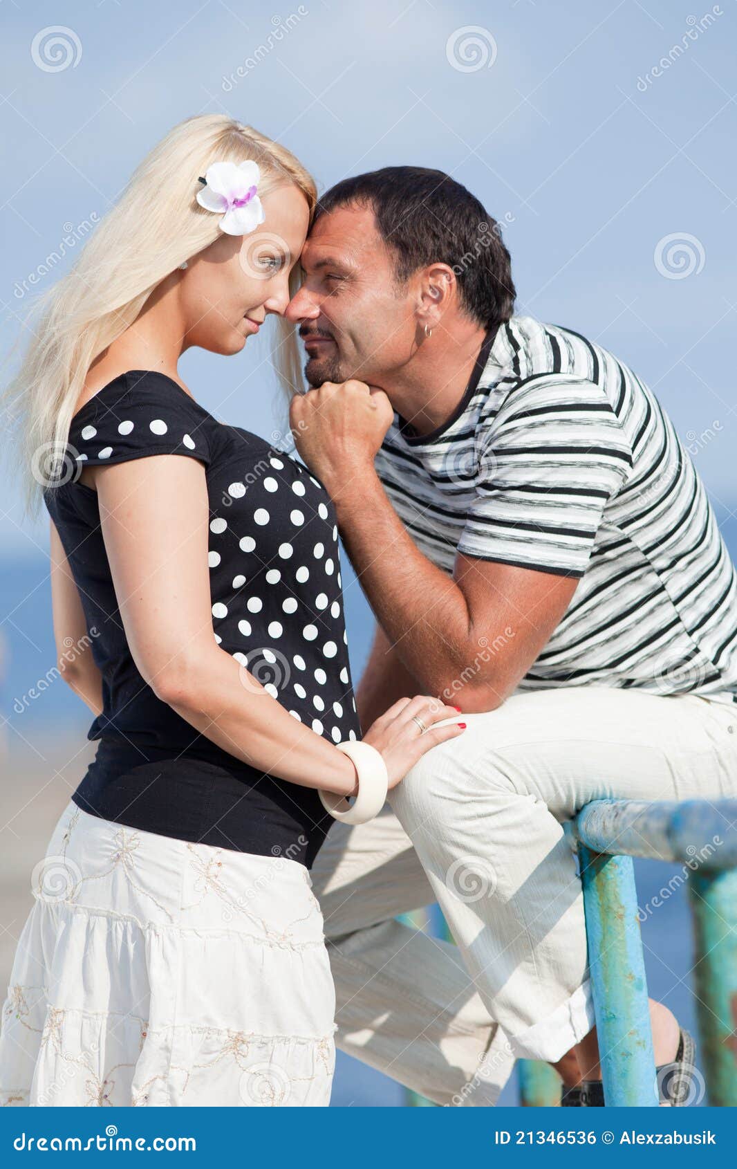 Attractive Couple at the Sea Stock Photo - Image of couple, caucasian ...