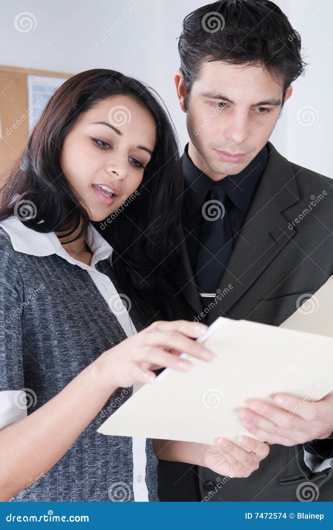 Attractive Coworkers Finish a Project Stock Photo - Image of beautiful ...