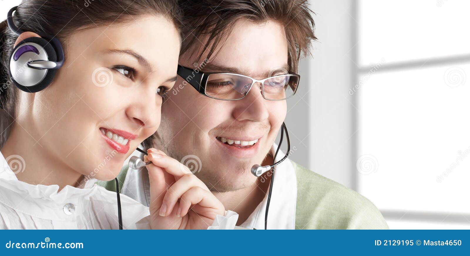 Attractive Customer Representa Stock Image - Image of attractive ...