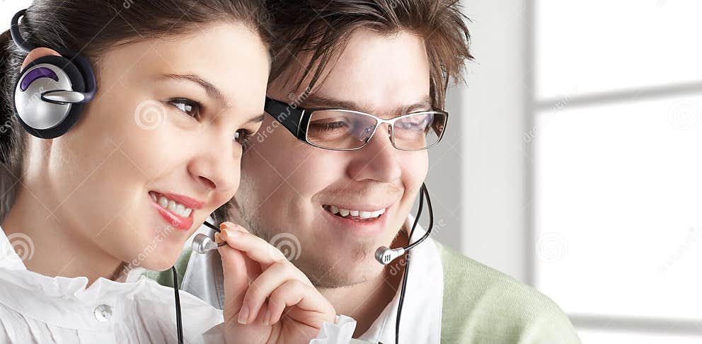 Attractive Customer Representa Stock Image - Image of attractive ...