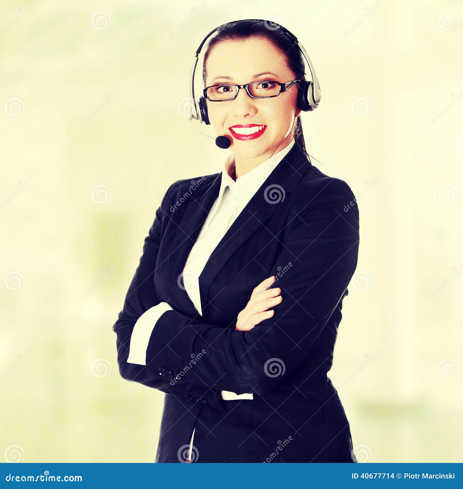 Attractive Customer Support Representative Stock Photo - Image of ...