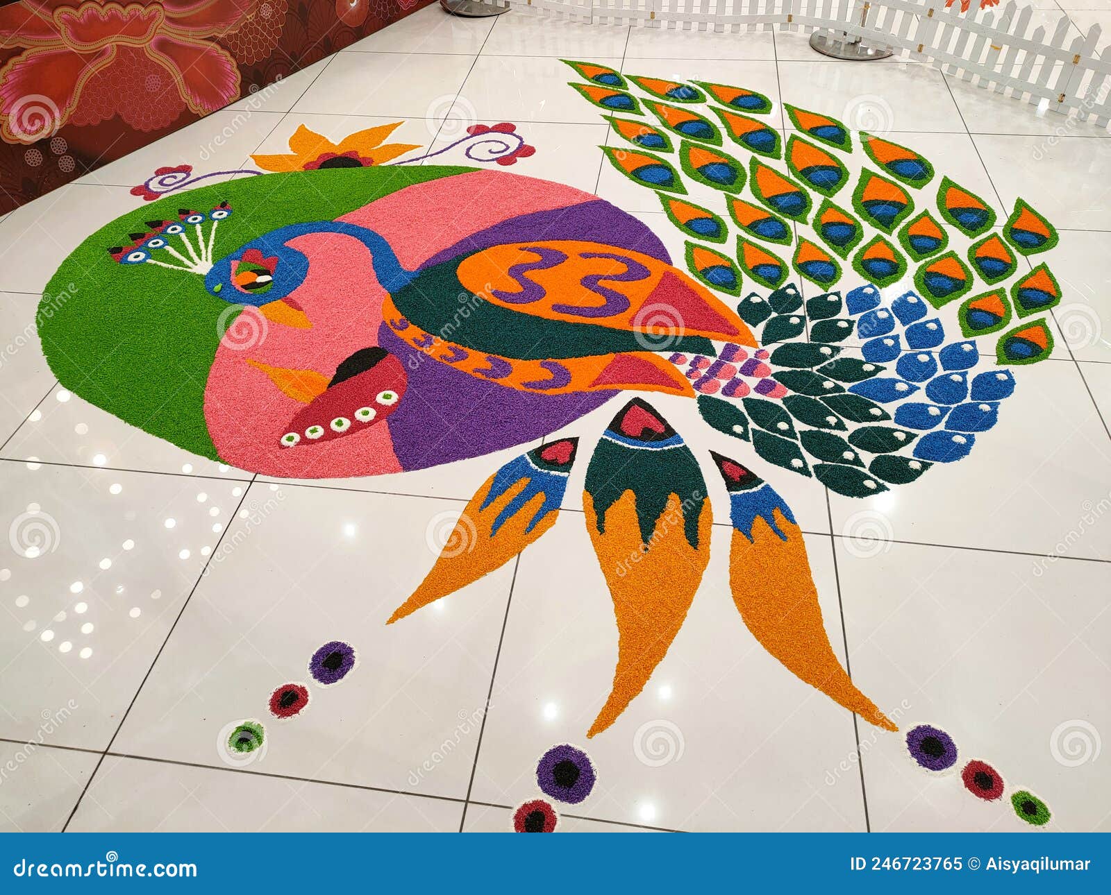 Indian Kolam Festival In Chennai Editorial Image | CartoonDealer.com ...