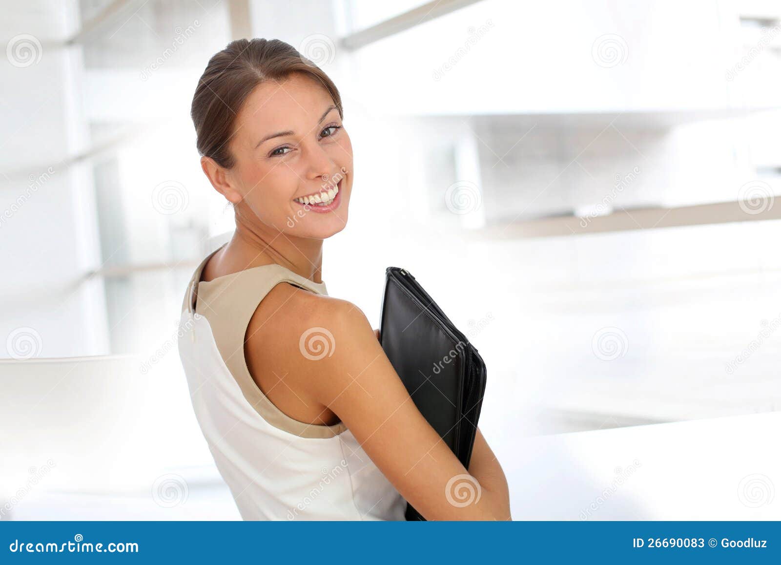 Attractive executive woman stock image. Image of copyspace - 26690083