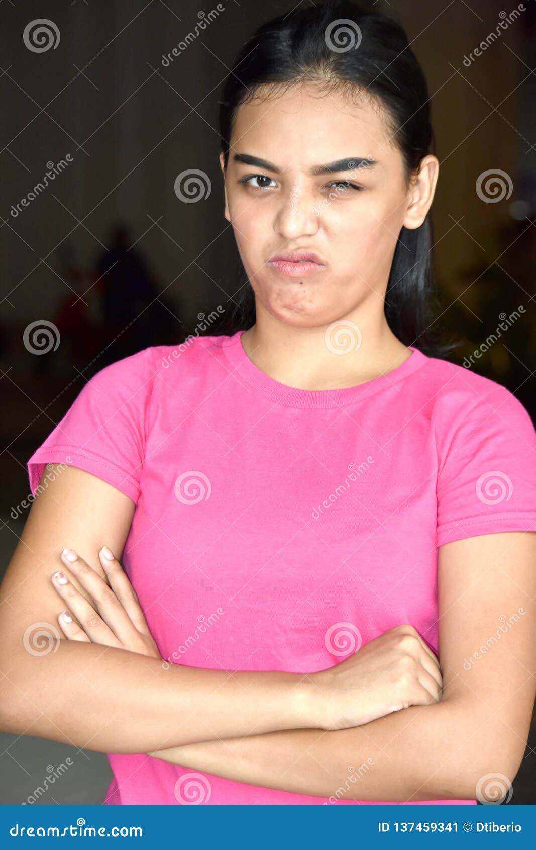 Attractive Female and Anger Stock Image - Image of females, rage: 137459341