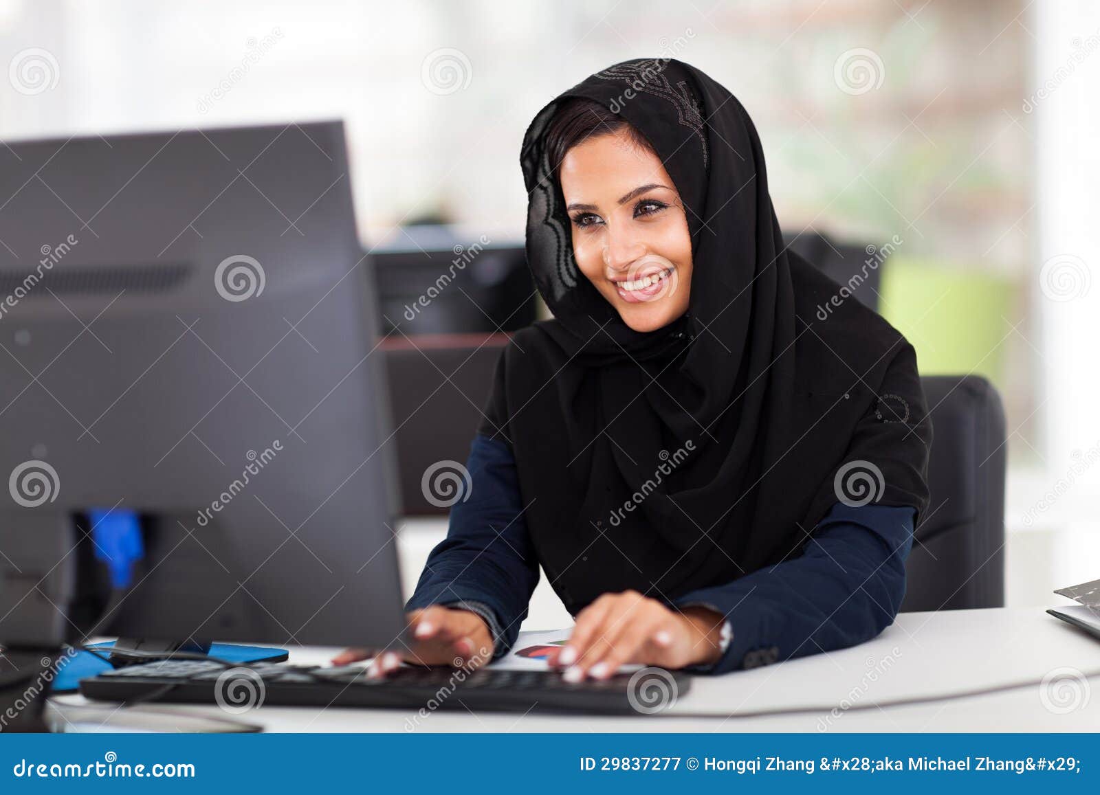 Arabic corporate worker stock image. Image of islam, eastern - 29837277
