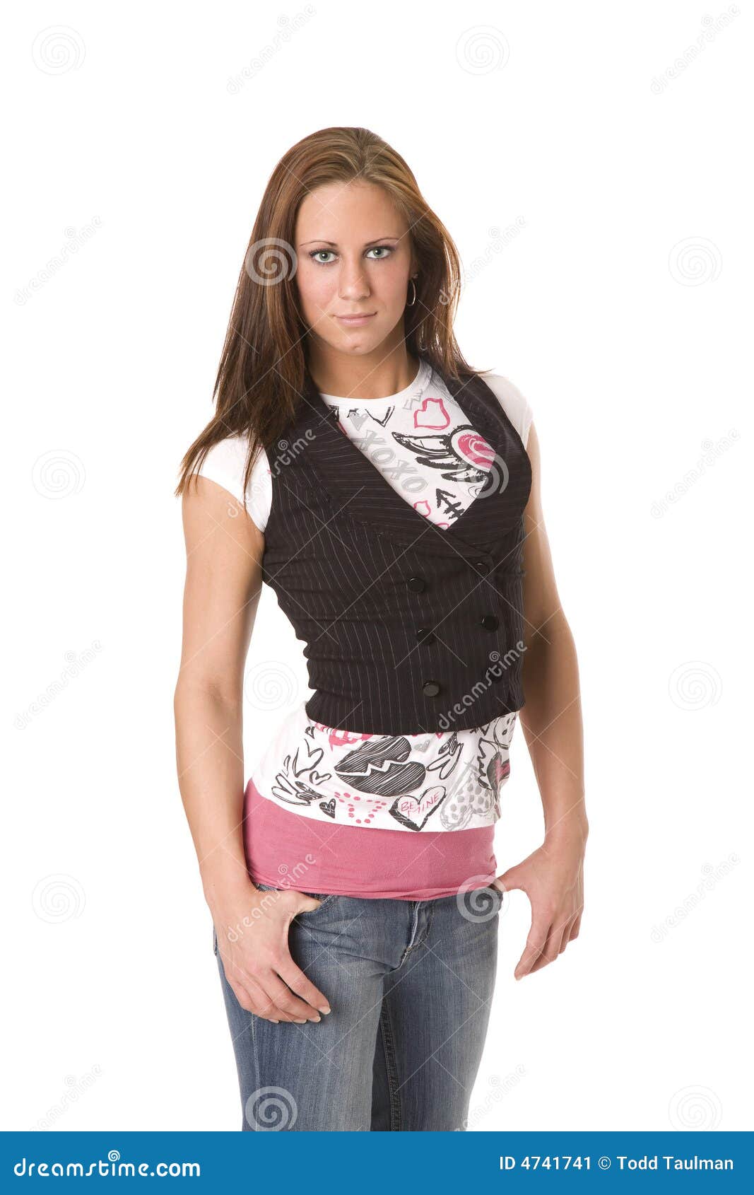 Attractive Female College Student Stock Image - Image of pretty ...