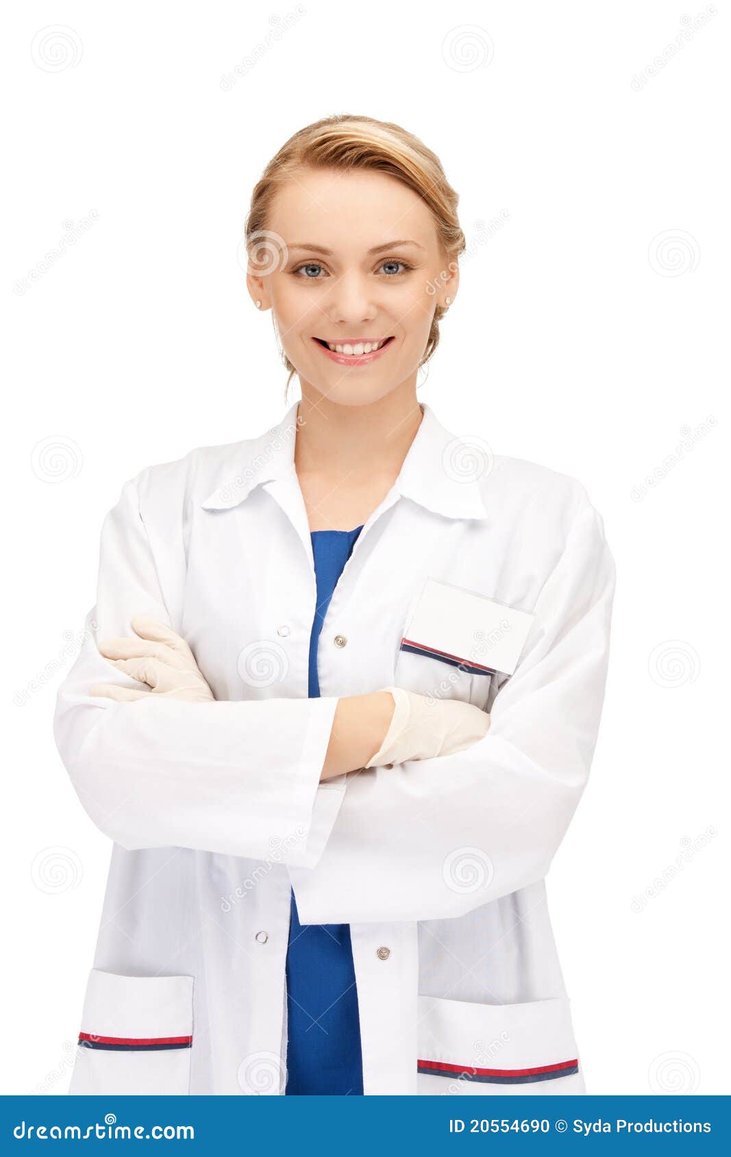 Attractive female doctor stock photo. Image of clinical - 20554690