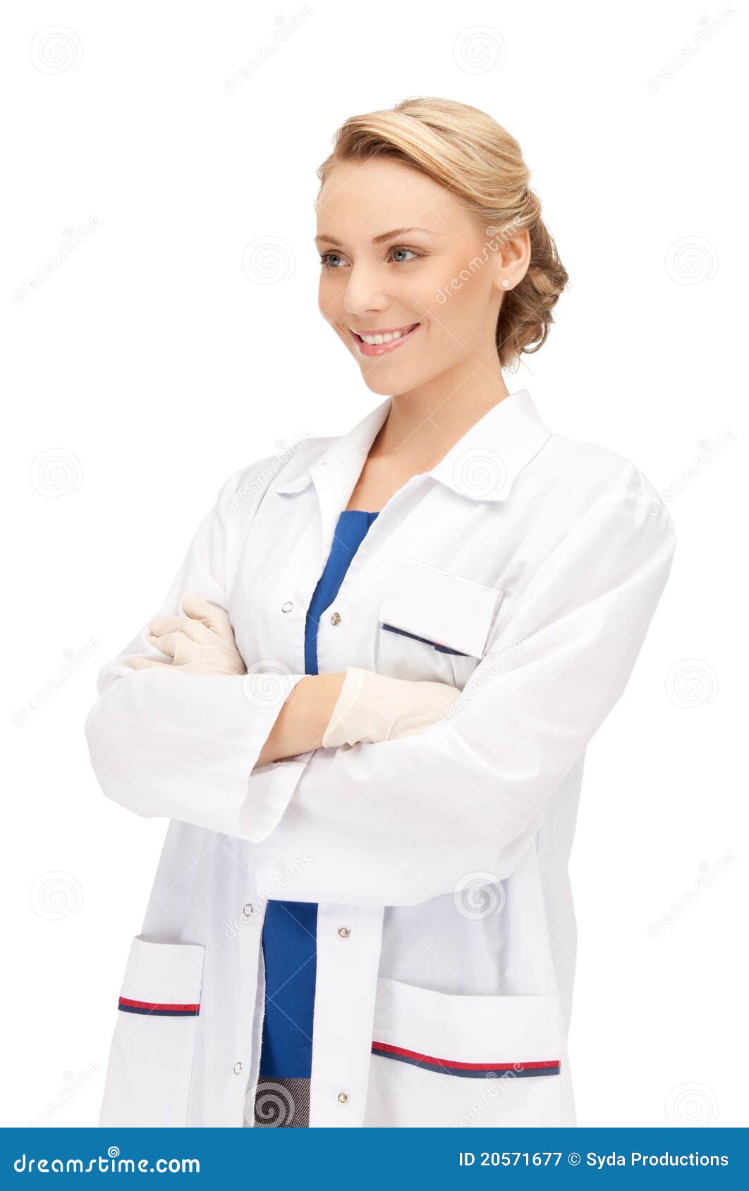 Attractive female doctor stock image. Image of model - 20571677