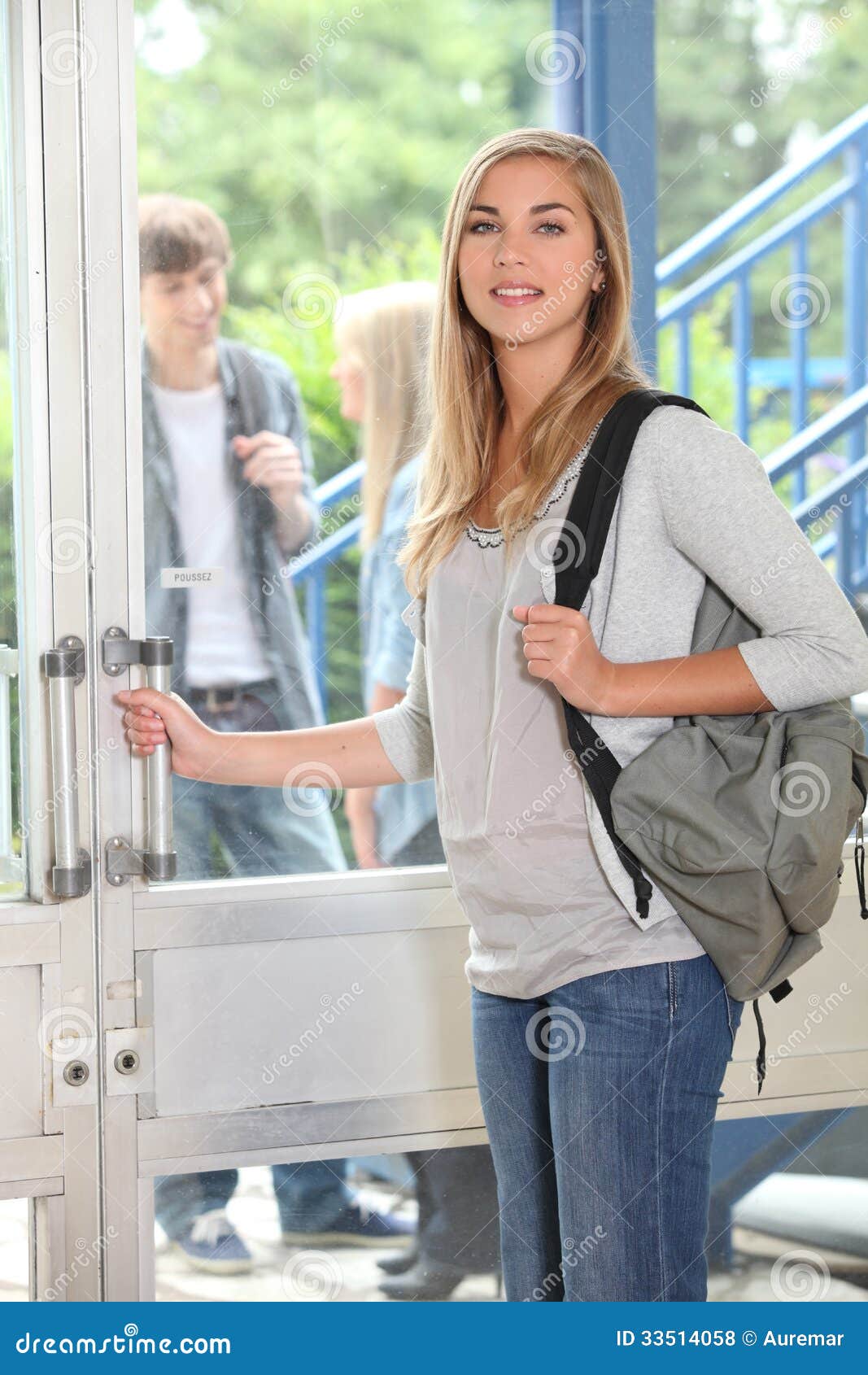 Attractive female student stock photo. Image of view - 33514058