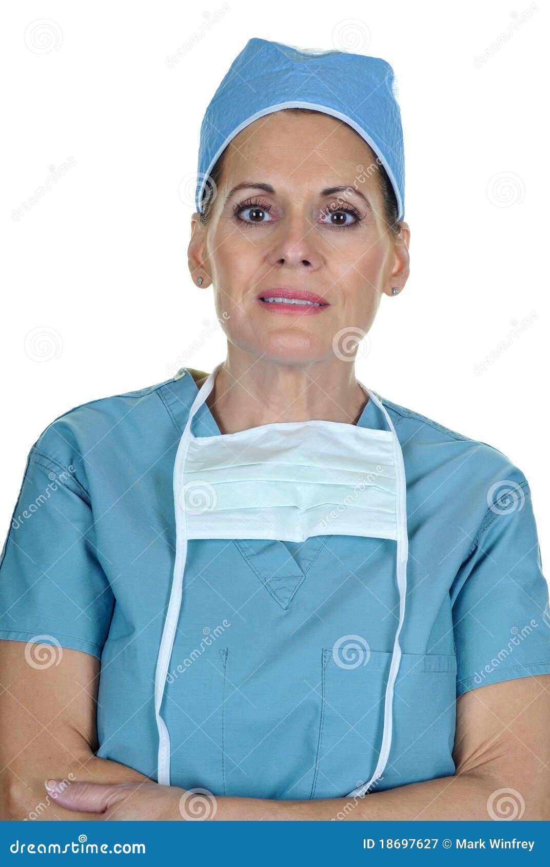 Attractive Female Surgeon stock image. Image of profession - 18697627