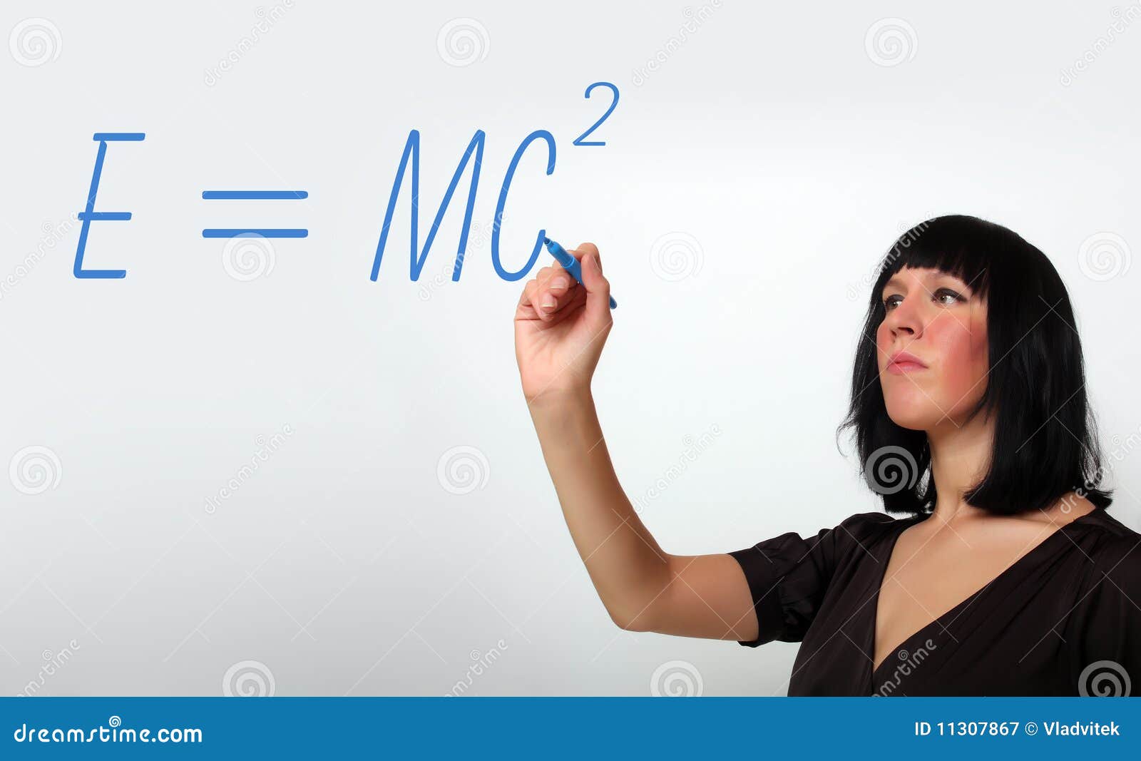 Attractive Female Teacher Teaching Algebra Stock Image - Image of ...