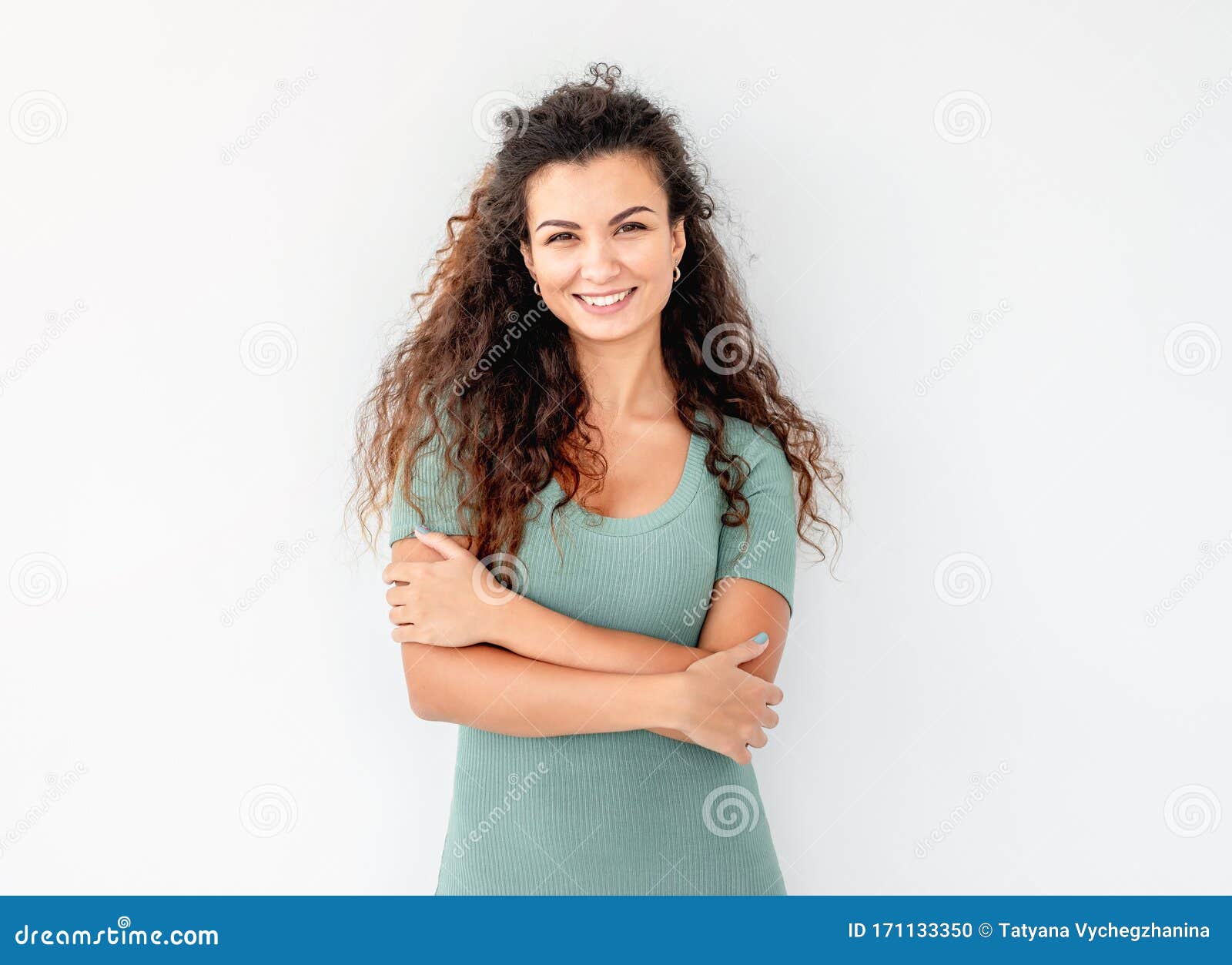 Attractive Girl Smiling Wide Stock Photo - Image of adorable, isolated ...