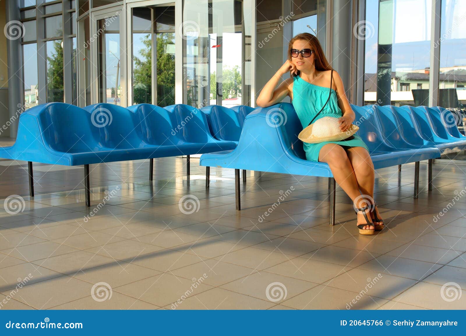 Attractive Girl Waiting Somebody Stock Photo - Image of sensuality ...