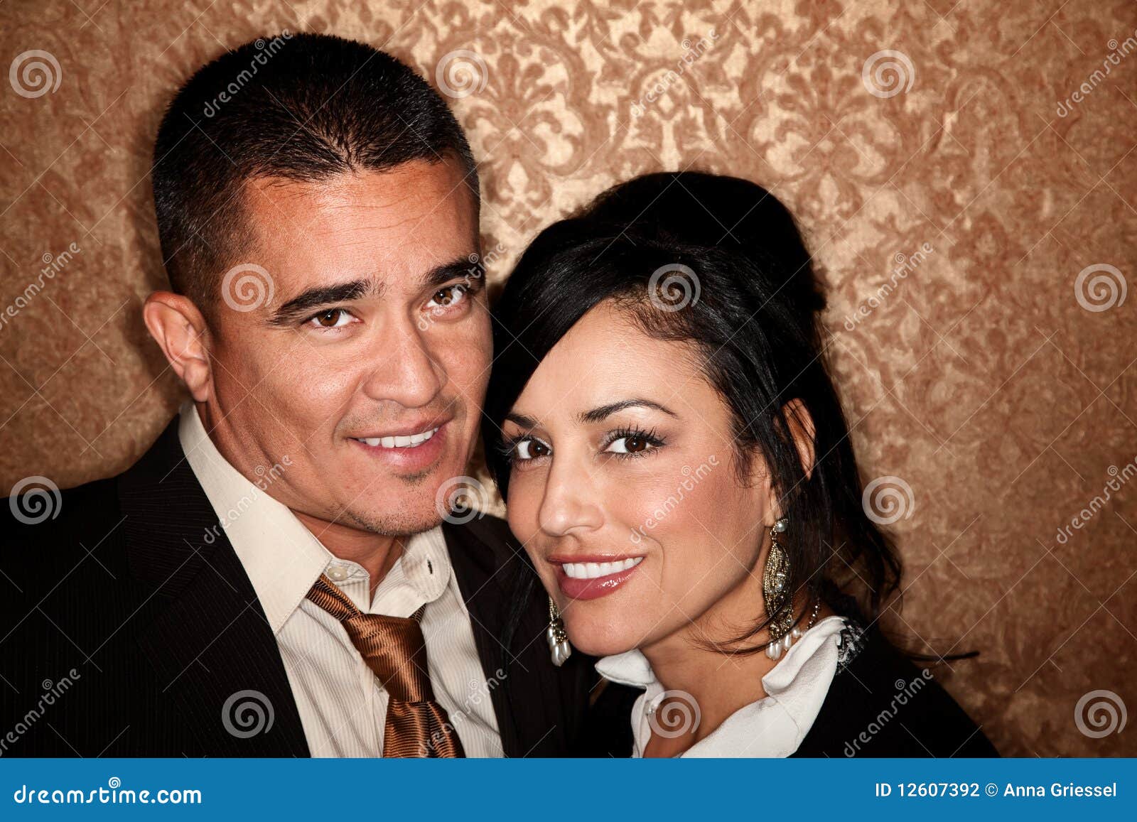 Attractive Hispanic Couple stock photo. Image of hispanic - 12607392