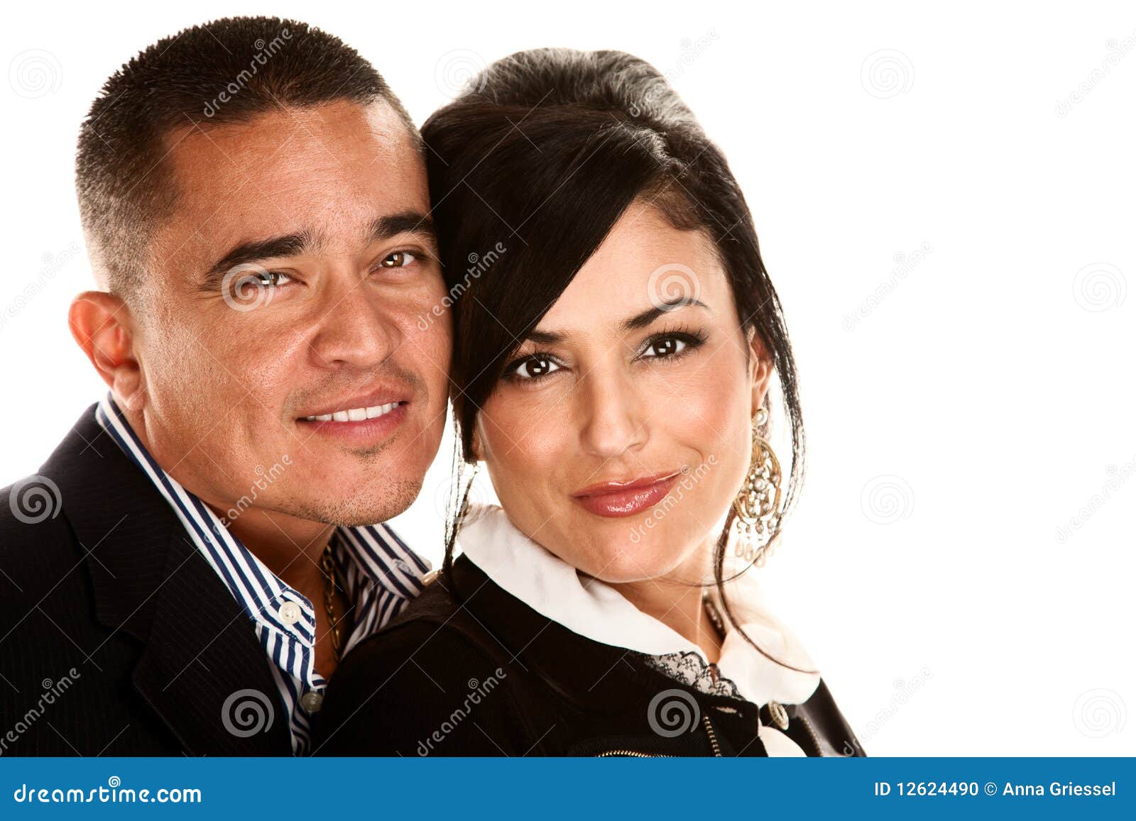 Attractive Hispanic Couple stock photo. Image of people - 12624490