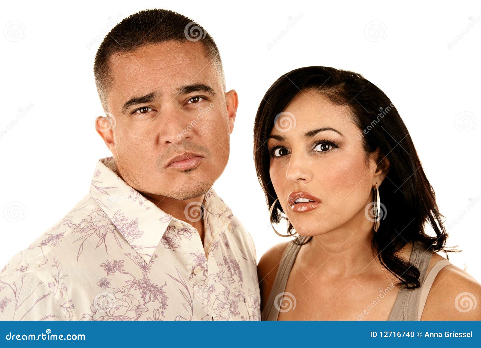 Attractive Hispanic Couple stock photo. Image of ethnic - 12716740