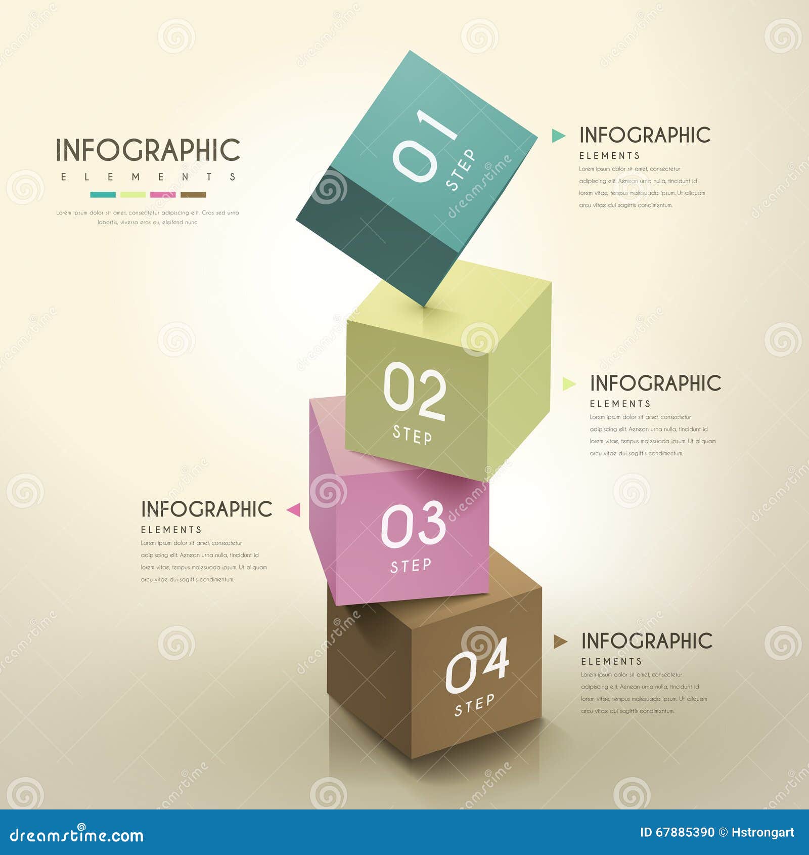 Attractive Infographic Design Stock Illustration - Illustration of ...