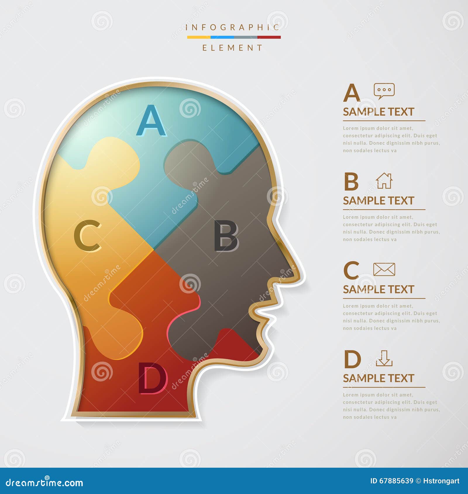 Attractive Infographic Design Stock Illustration - Illustration of ...