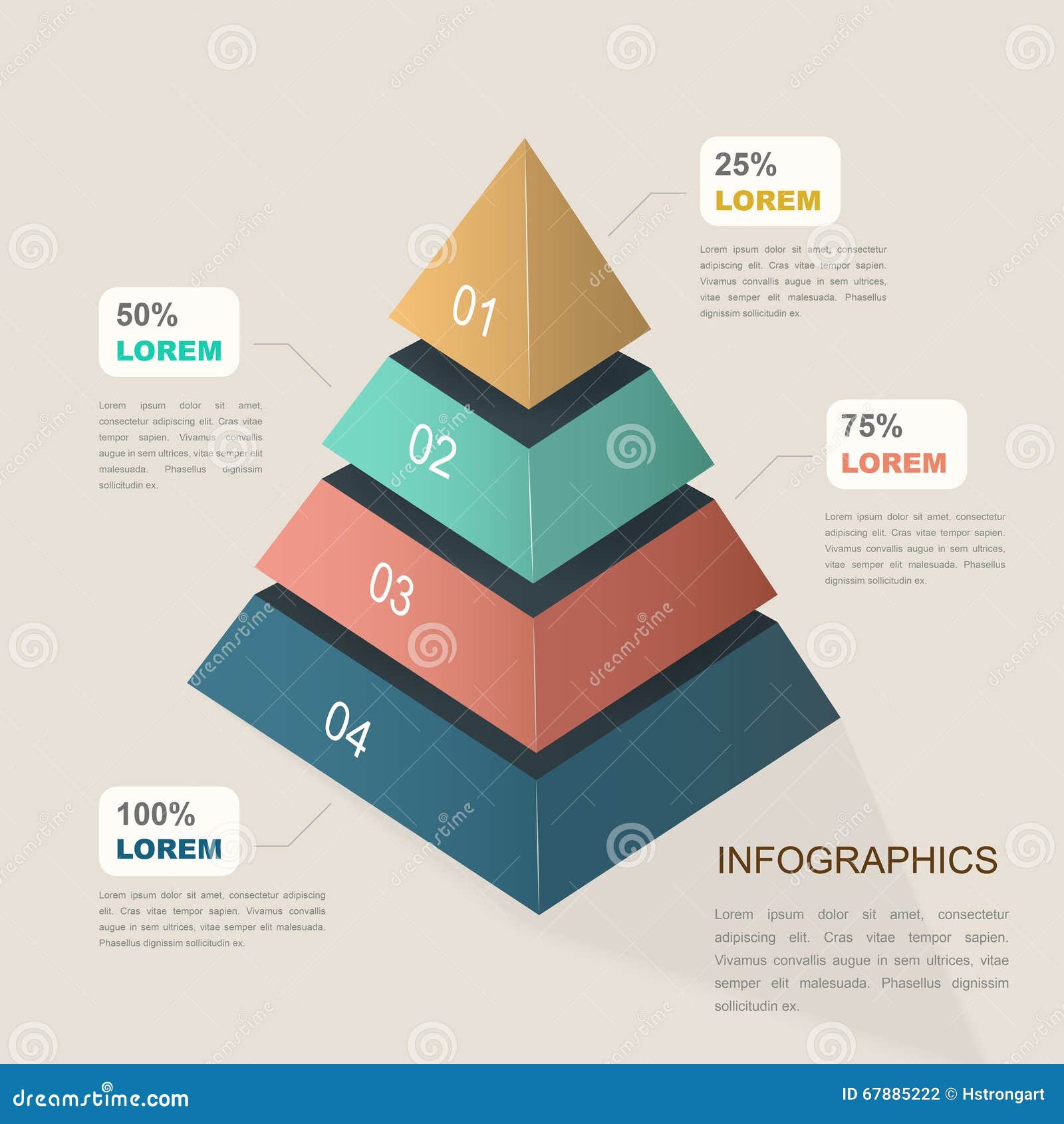 Attractive Infographic Template Stock Vector - Illustration of creative ...