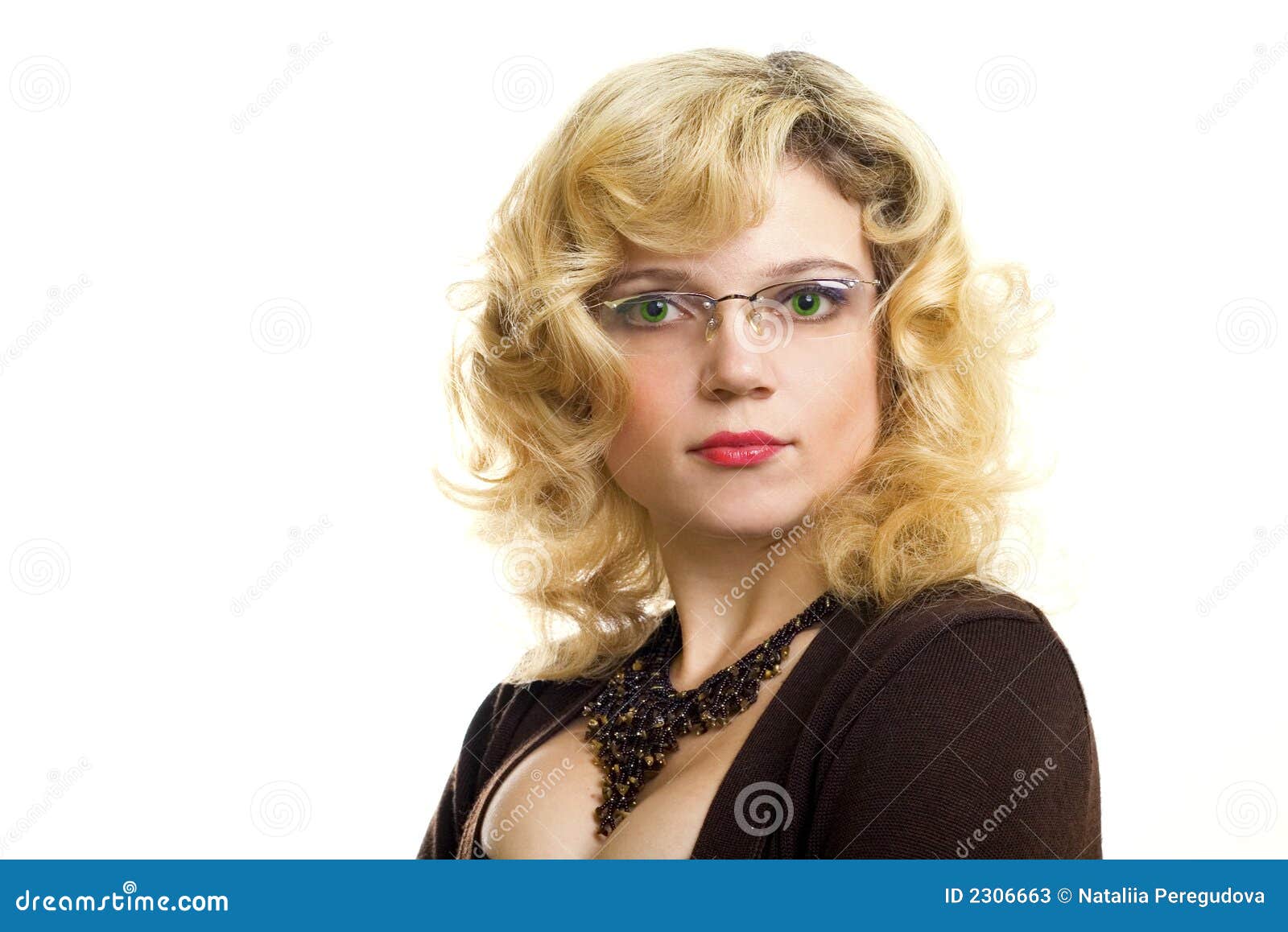 Attractive Intelligent Woman Stock Image - Image of college, eyes: 2306663