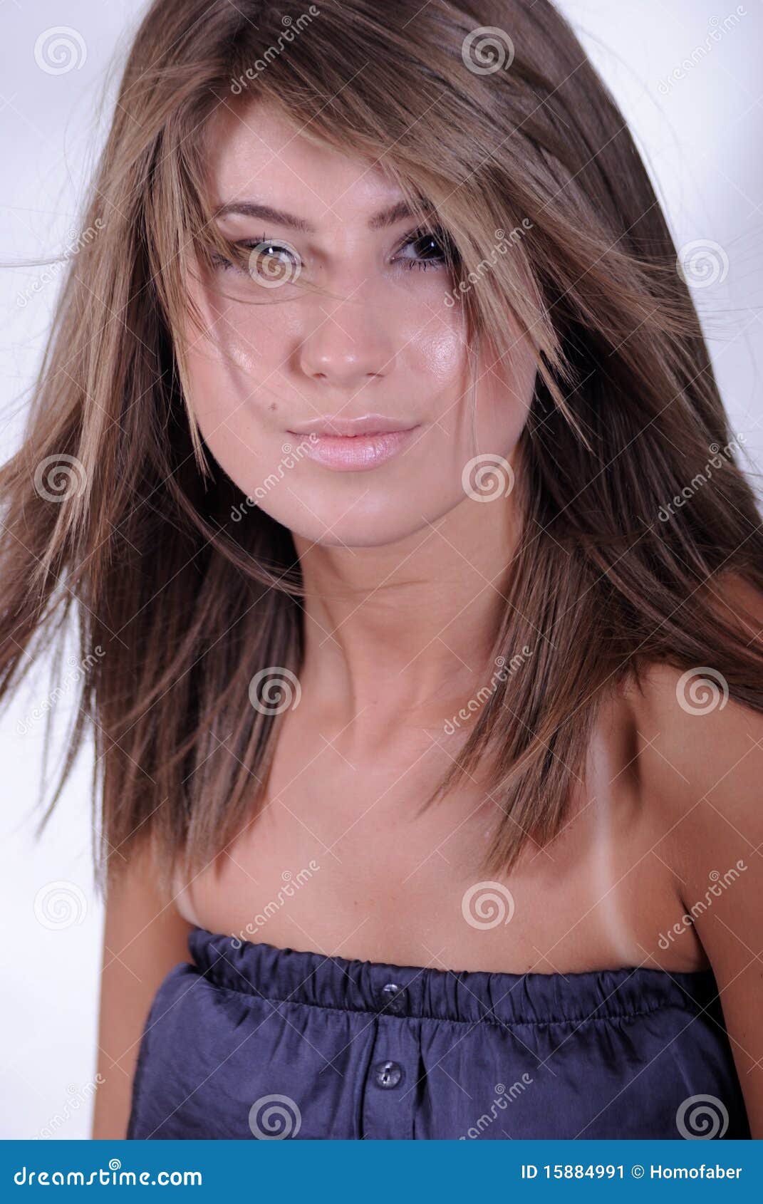 Attractive lady stock image. Image of cute, pose, studio - 15884991