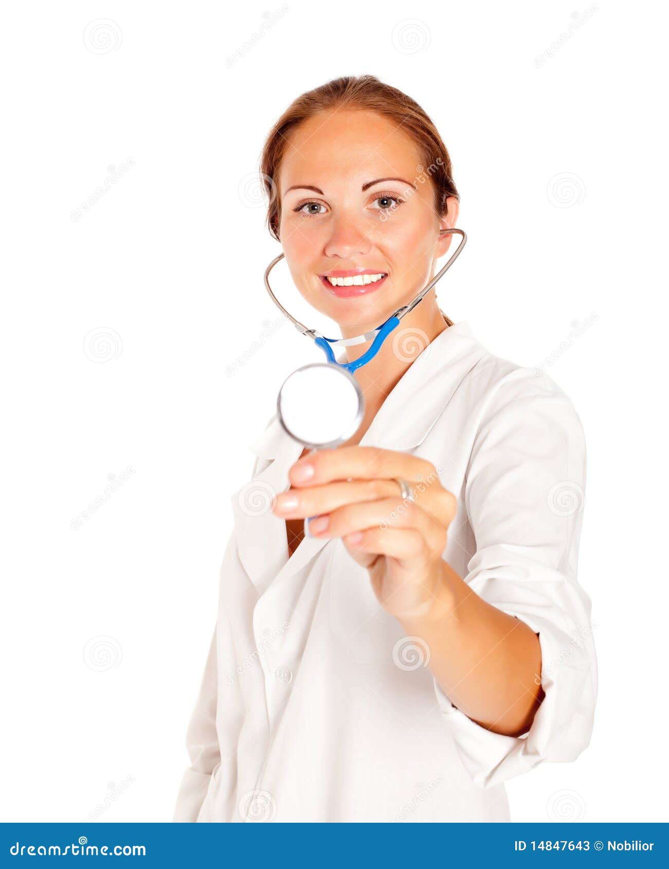 Attractive lady doctor stock image. Image of person, healthy - 14847643