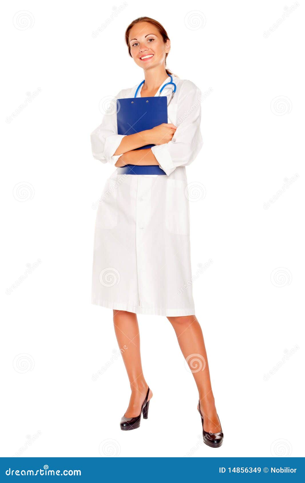 Attractive lady doctor stock image. Image of beautiful - 14856349