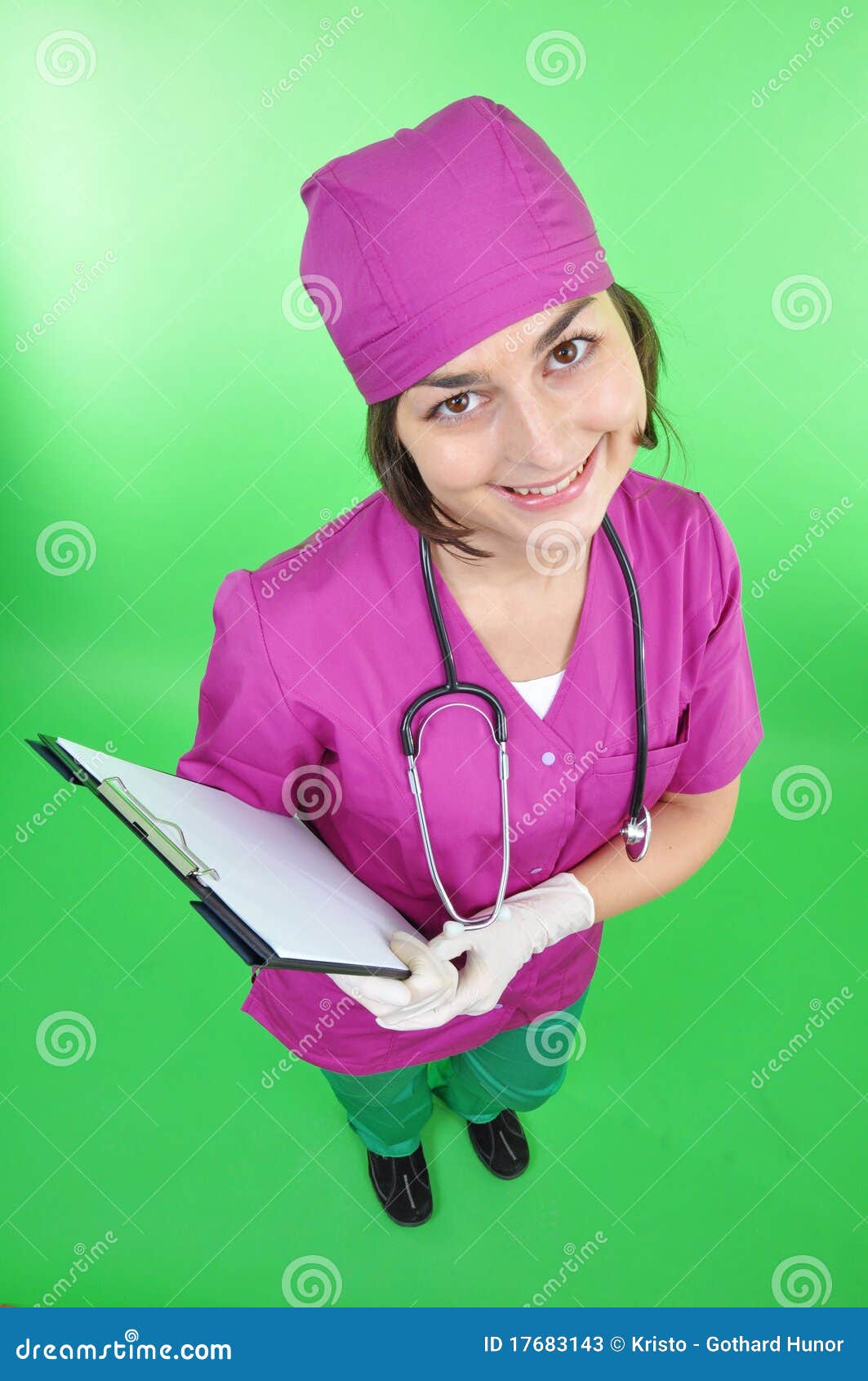 Attractive lady doctor stock image. Image of career, expression - 17683143