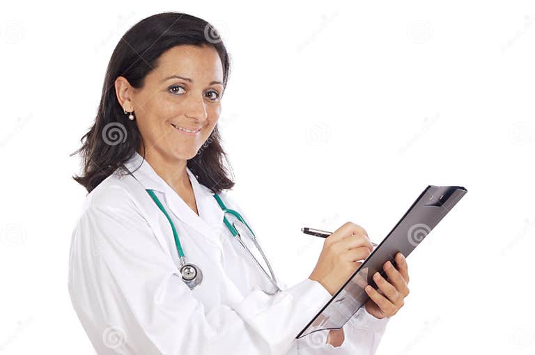 Attractive lady doctor stock photo. Image of practical - 3356328