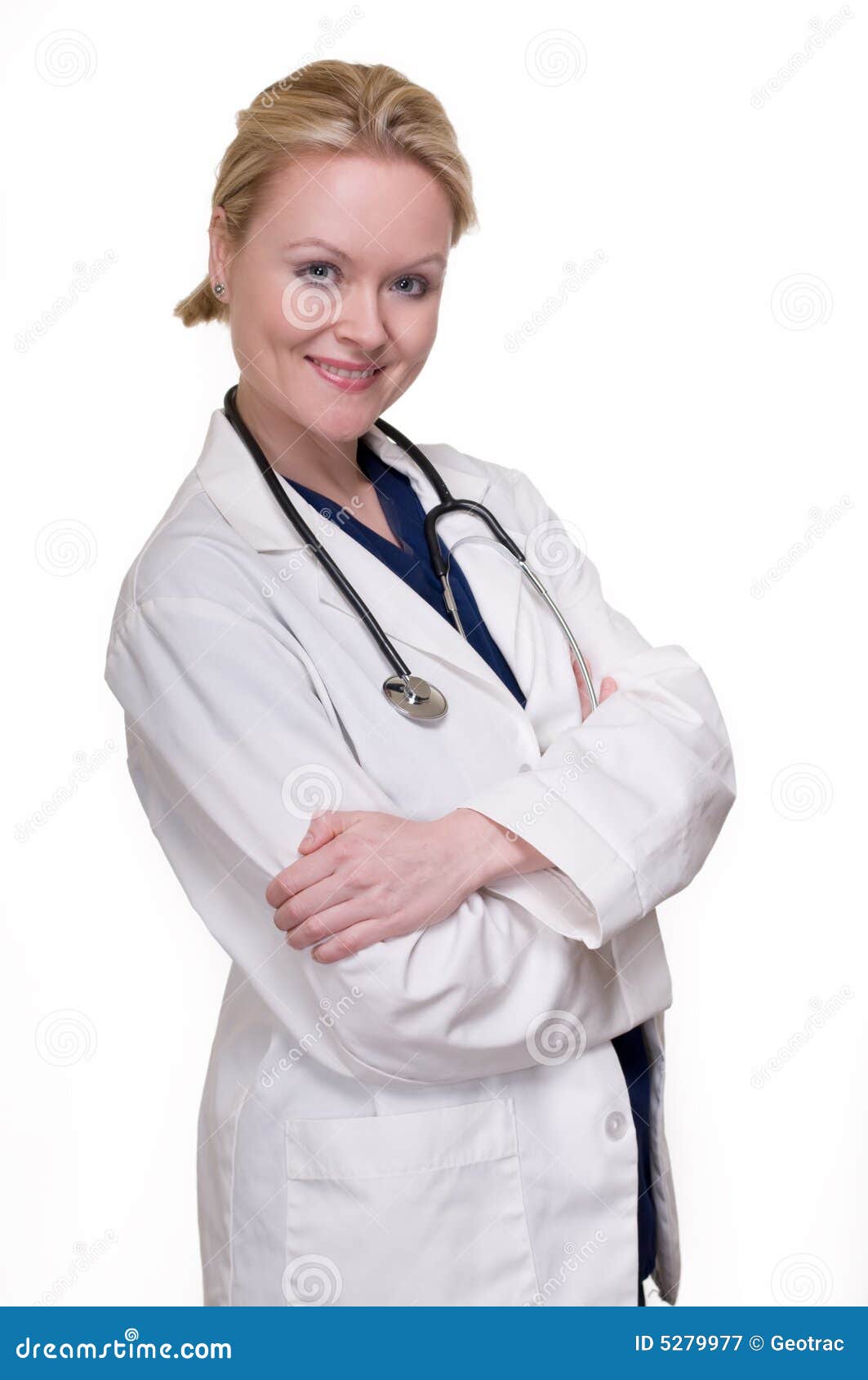 Attractive lady doctor stock image. Image of occupation - 5279977
