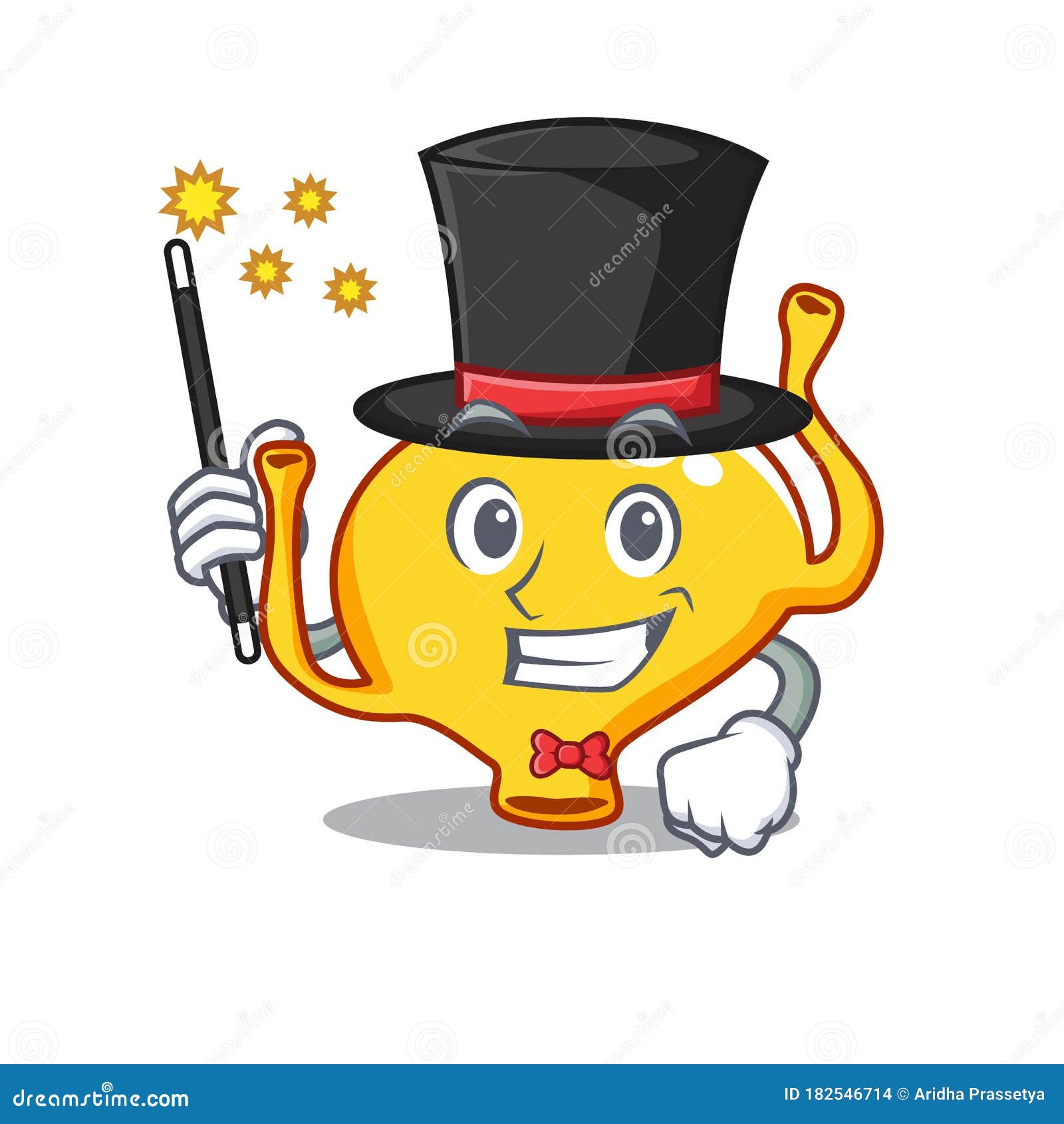 An Attractive Magician Of Acinetobacter Bacteria Cartoon Design ...