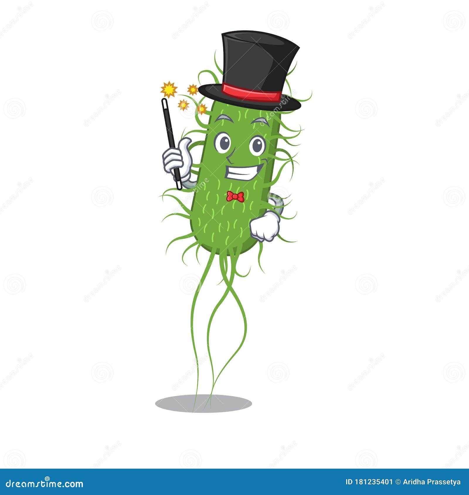 An Attractive Magician of E.coli Bacteria Cartoon Design Stock Vector ... An Attractive Magician of E.coli Bacteria Cartoon Design Stock Vector ...
