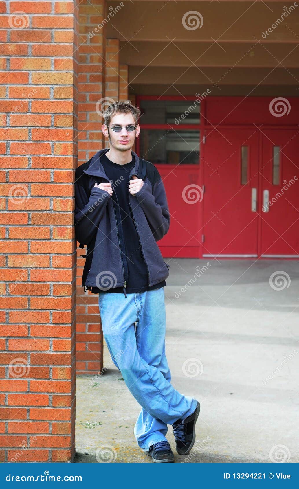 Attractive Male student stock image. Image of happy, attractive - 13294221