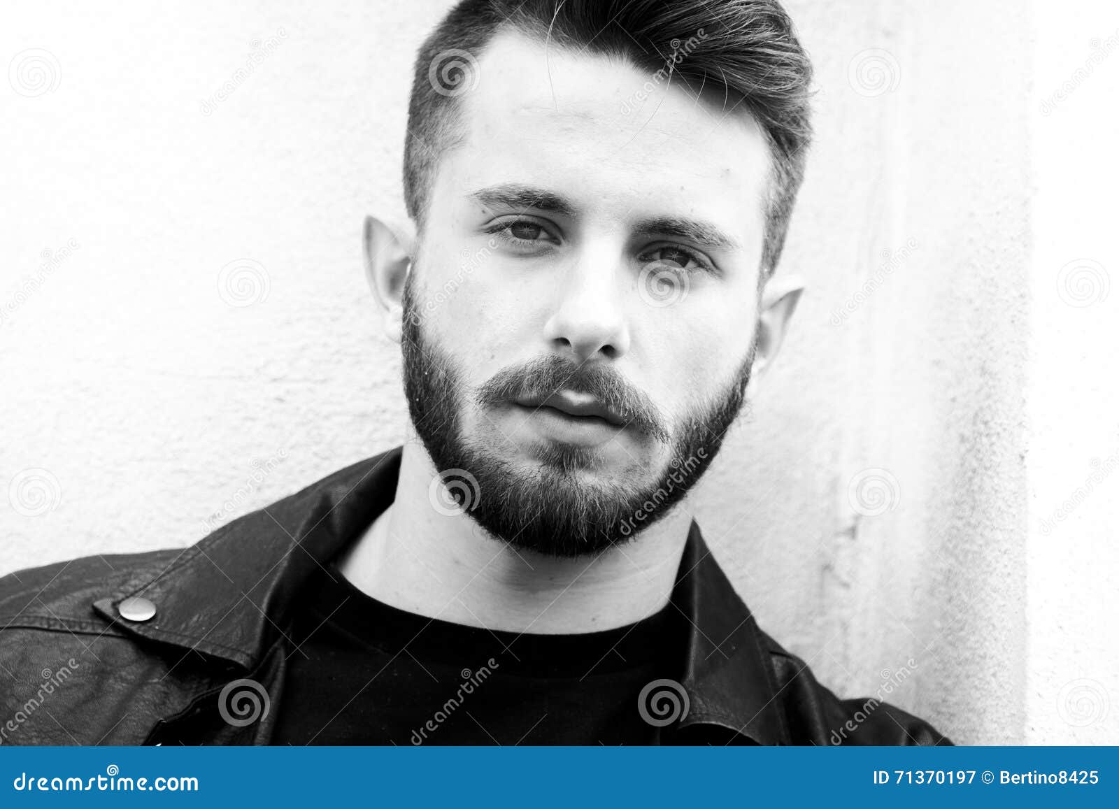 Attractive man stock image. Image of dappled, handsome - 71370197