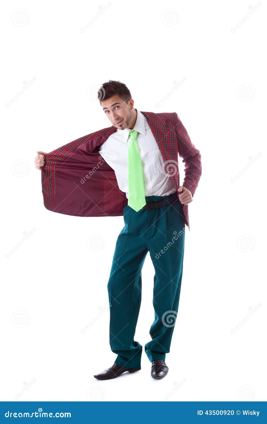 Attractive Man Posing in Unbuttoned Jacket Stock Photo - Image of ...