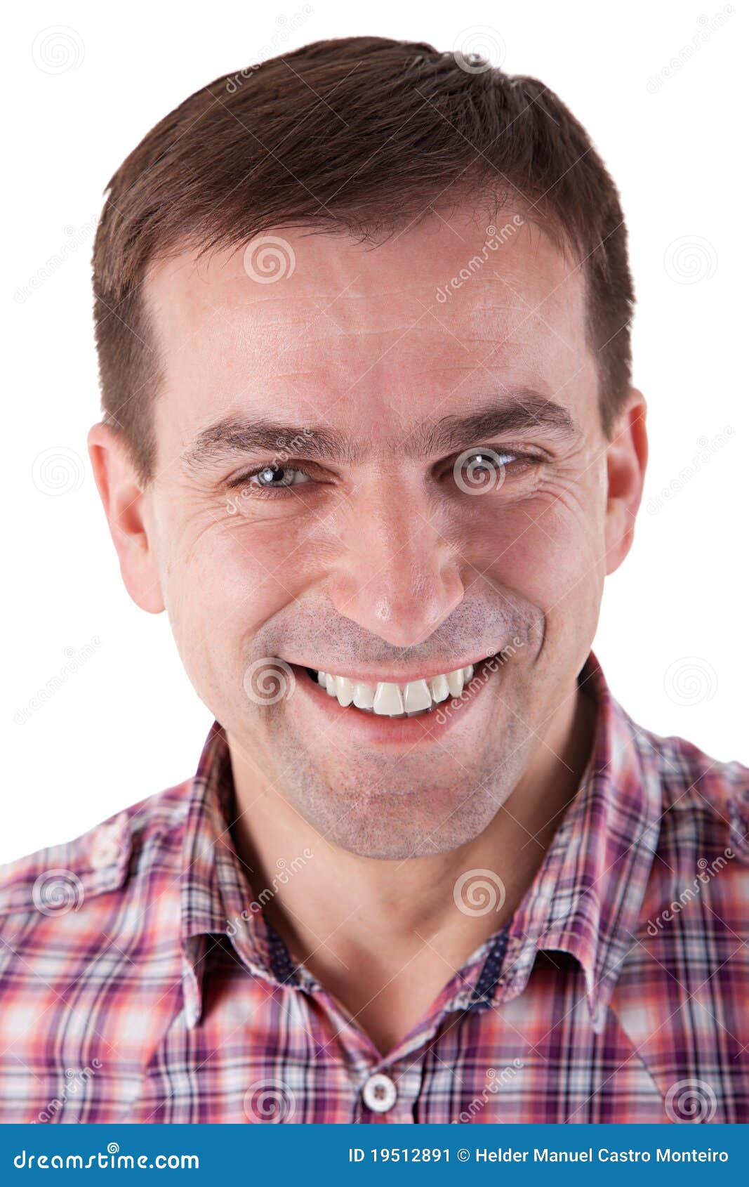 Attractive Man Smiling Stock Image - Image: 19512891