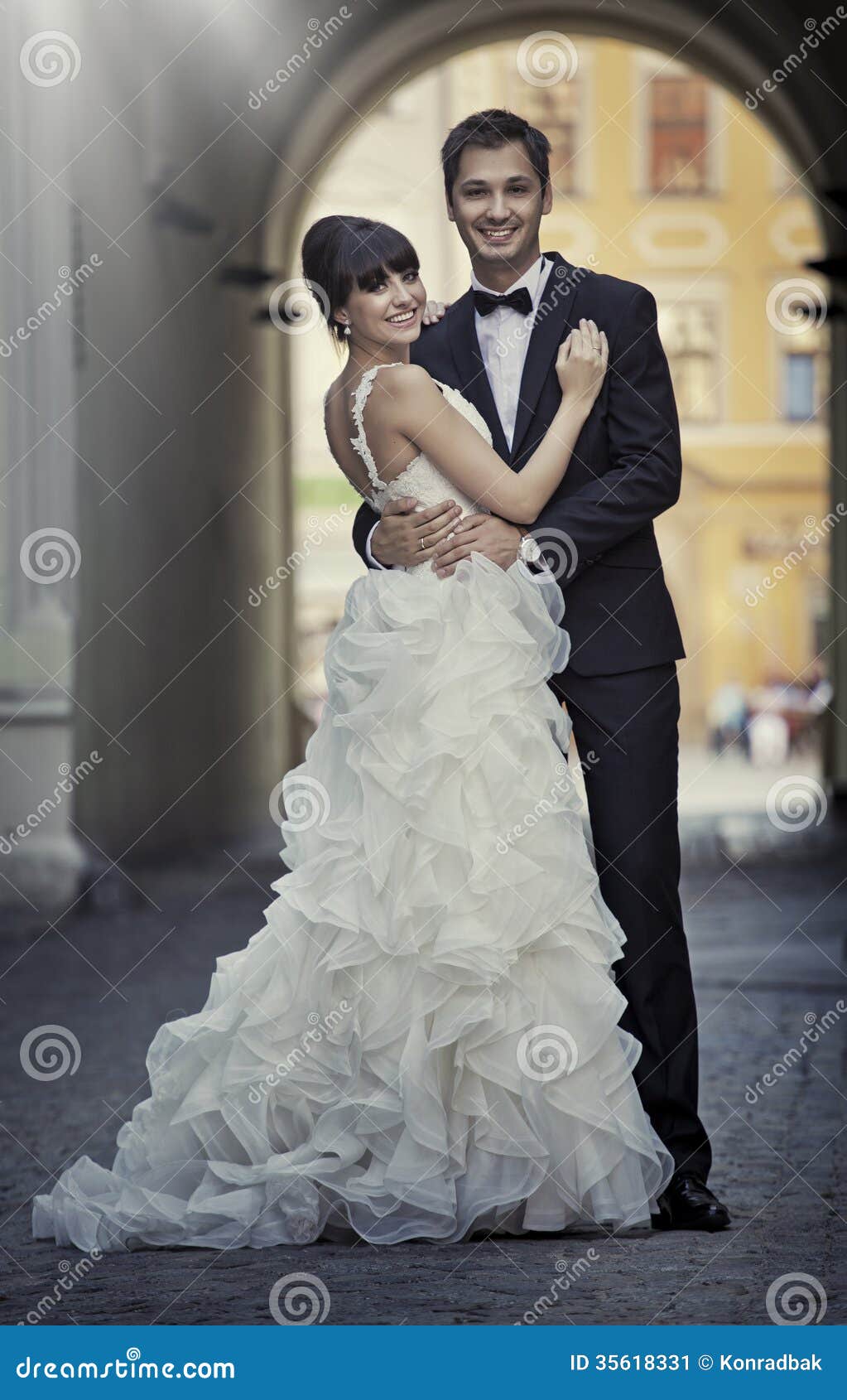 Attractive Marriage Couple in Love Pose Stock Image - Image of family ...