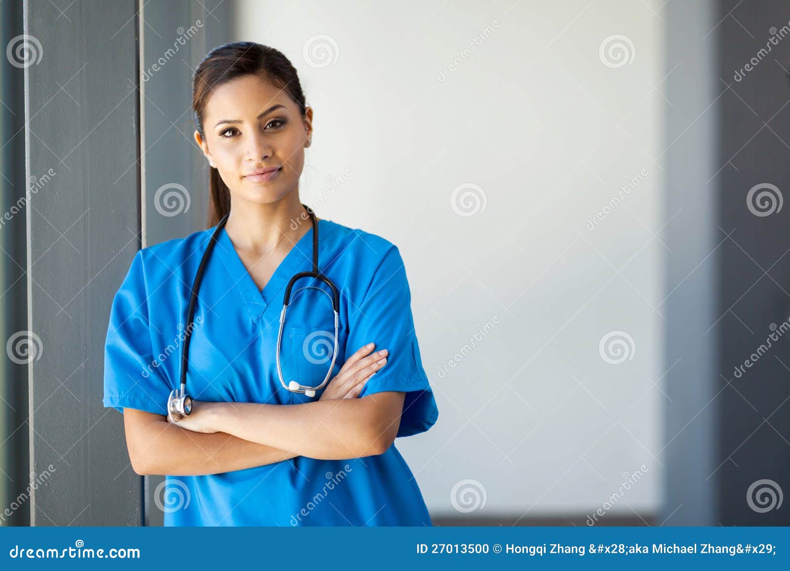 Attractive medical intern stock photo. Image of portrait - 27013500