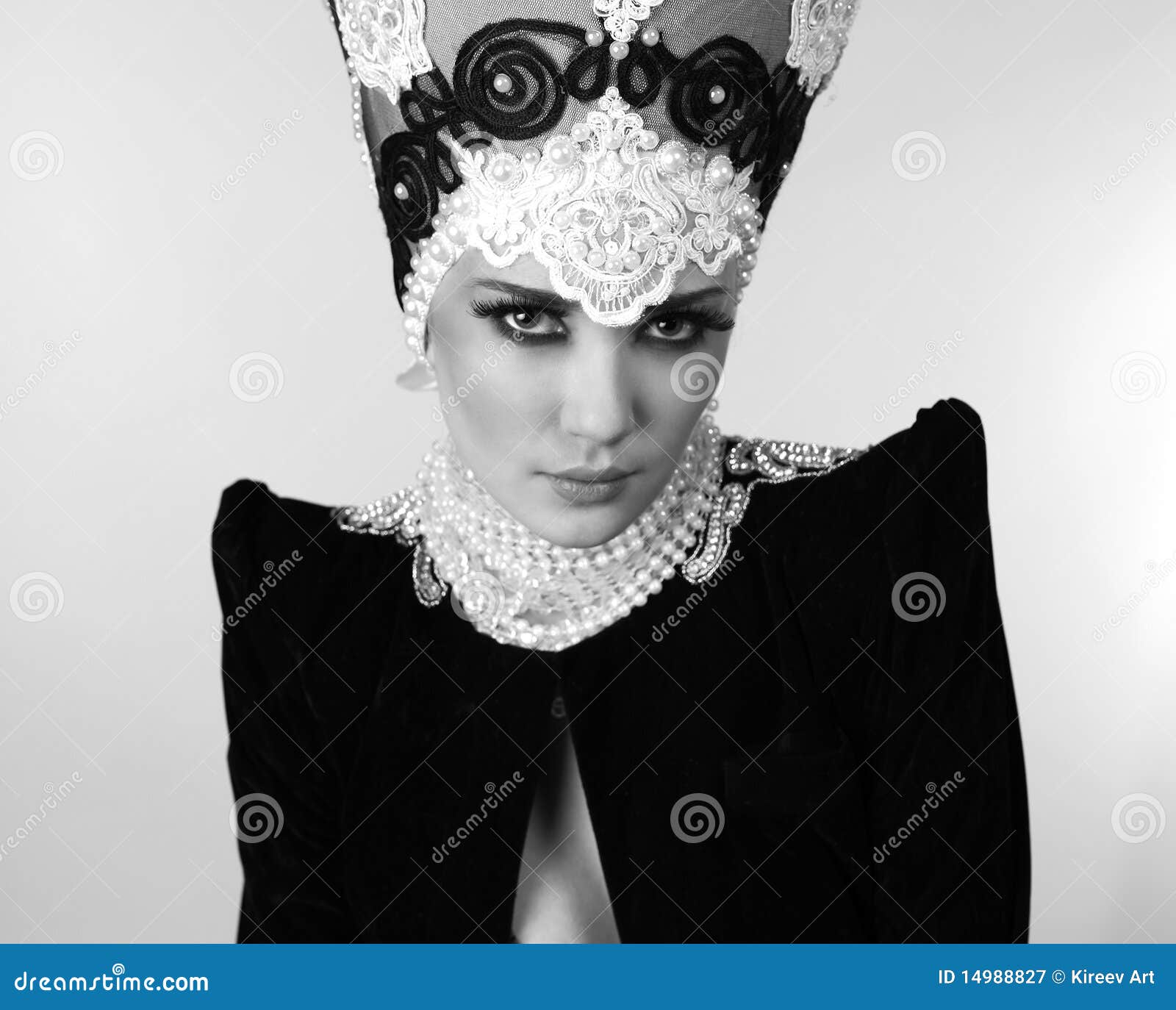 Attractive Model in Exclusive Design Clothes Stock Image - Image of ...