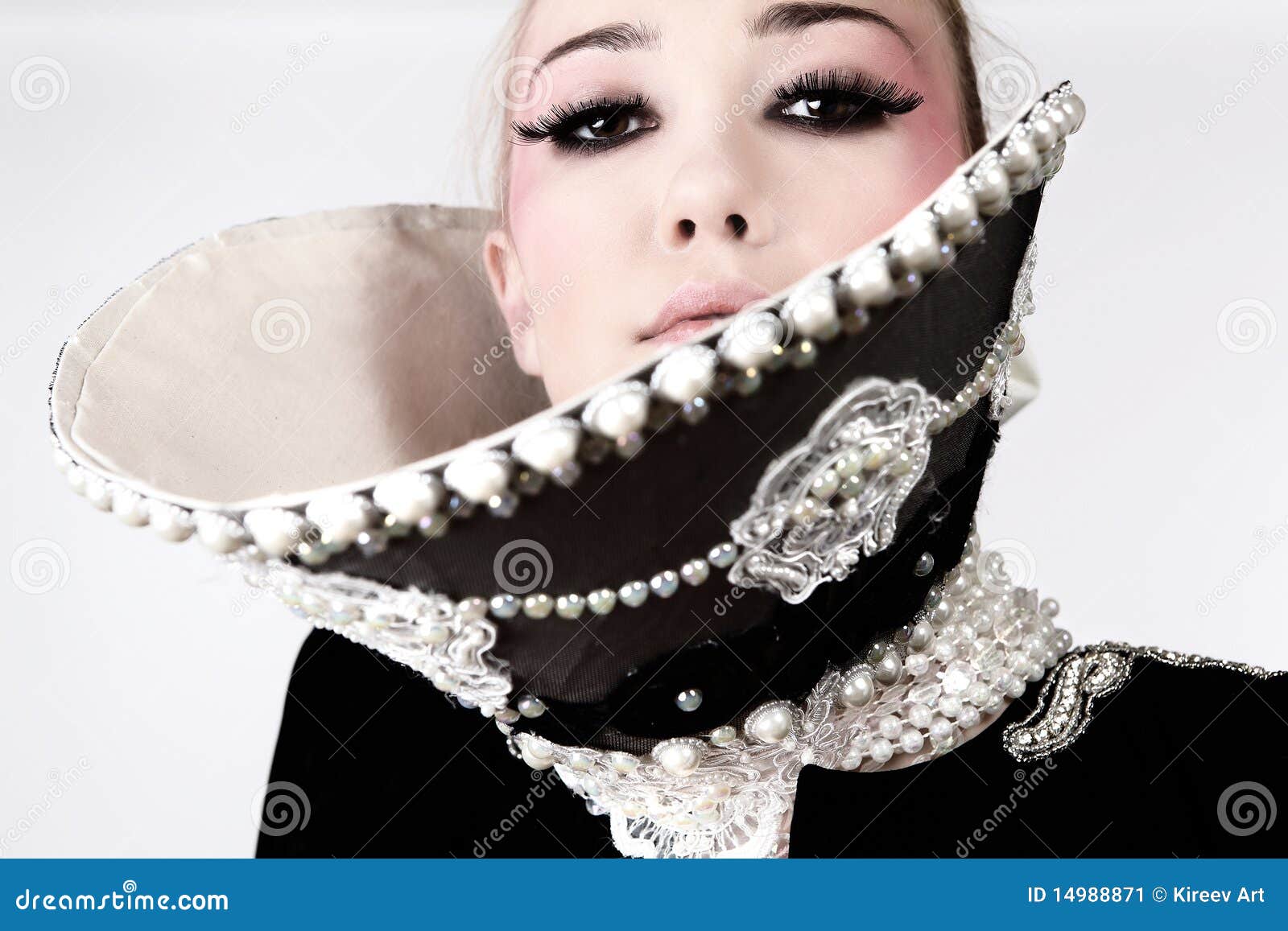 Attractive Model in Exclusive Design Clothes Stock Image - Image of ...