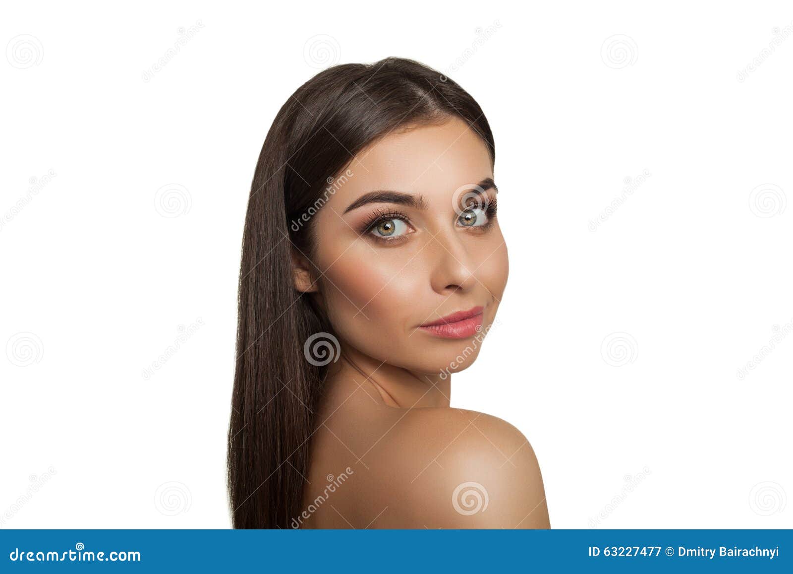 Attractive Model Looking at the Camera Stock Image - Image of indoors ...