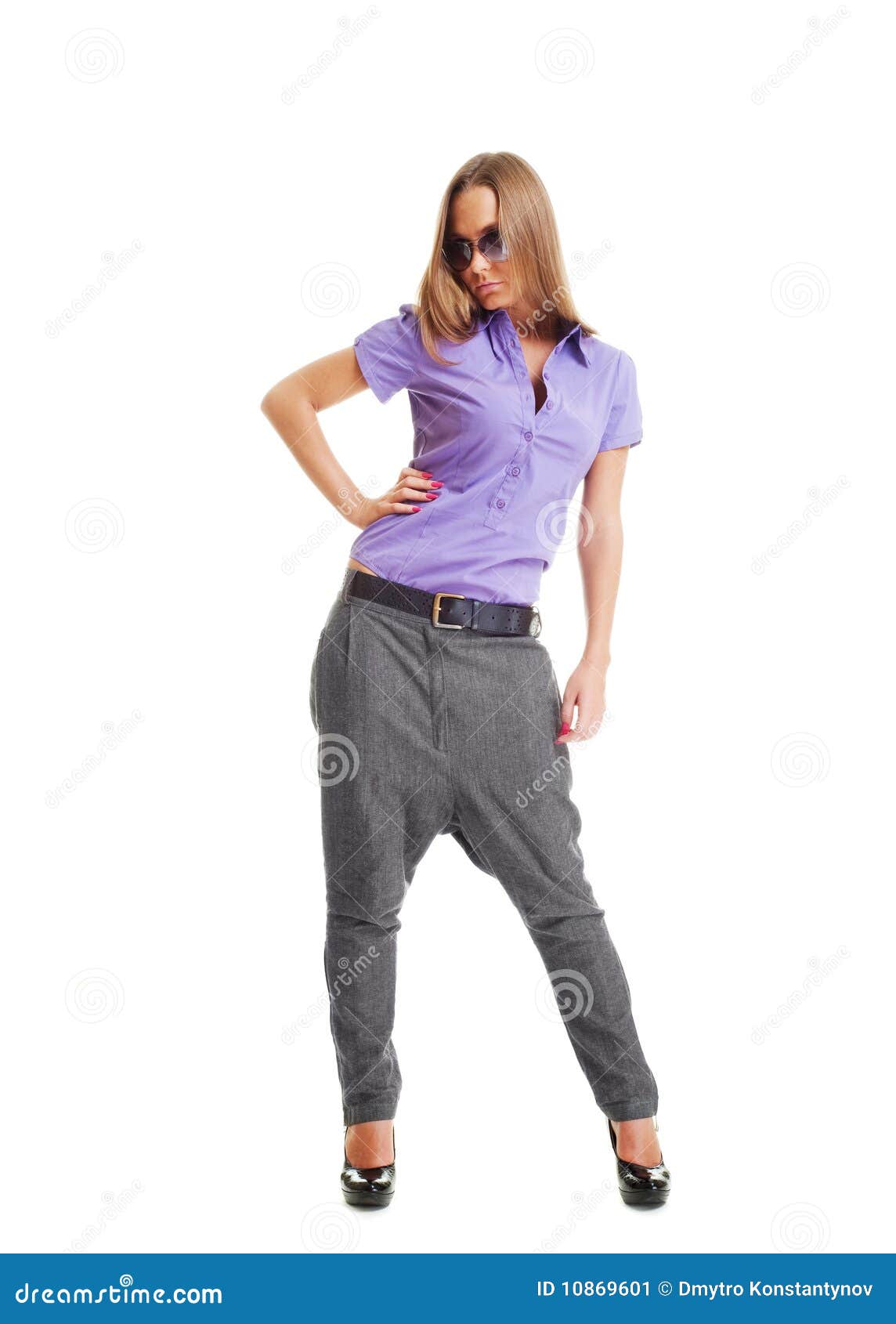 Attractive model posing stock image. Image of healthy - 10869601