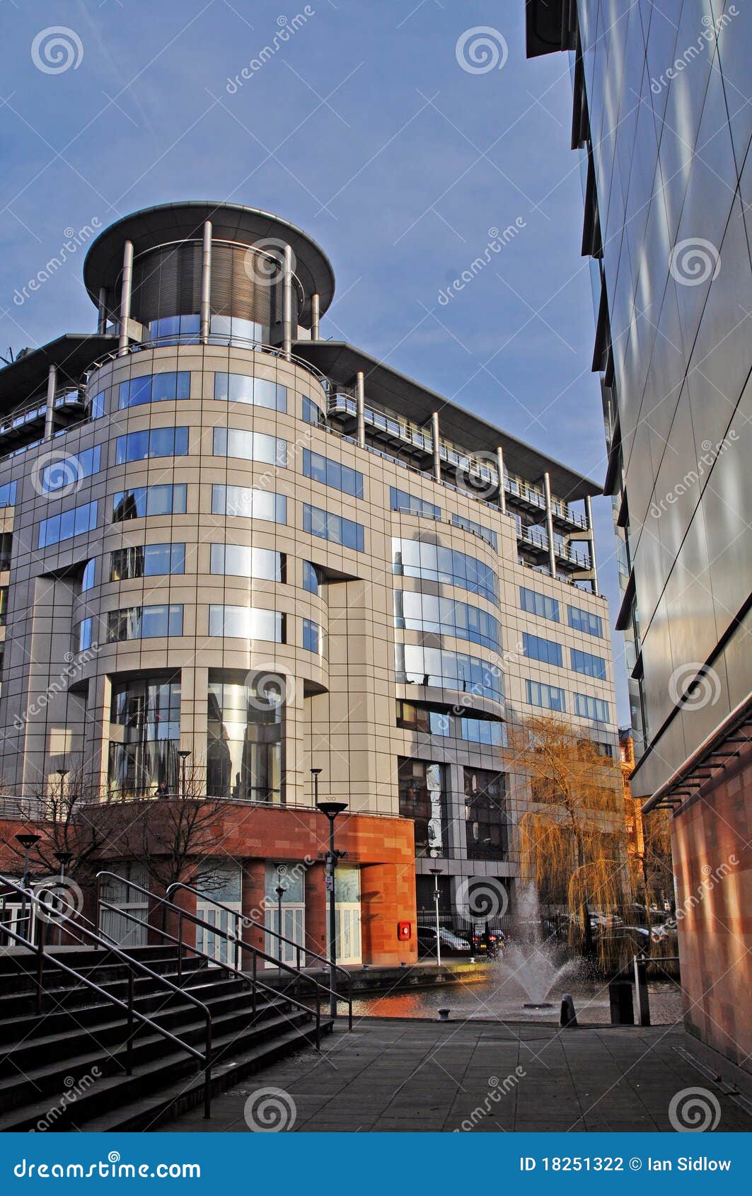 Attractive Modern Building in the UK Stock Photo - Image of manchester ...
