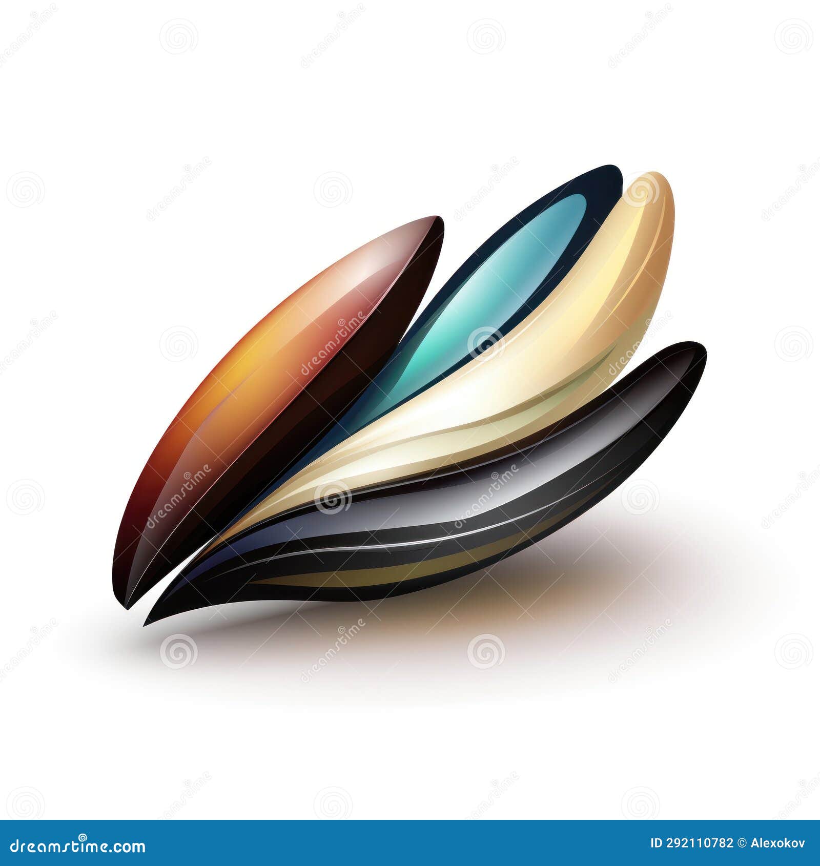 Attractive Mussel Logo on White Background AI Generated Stock ...