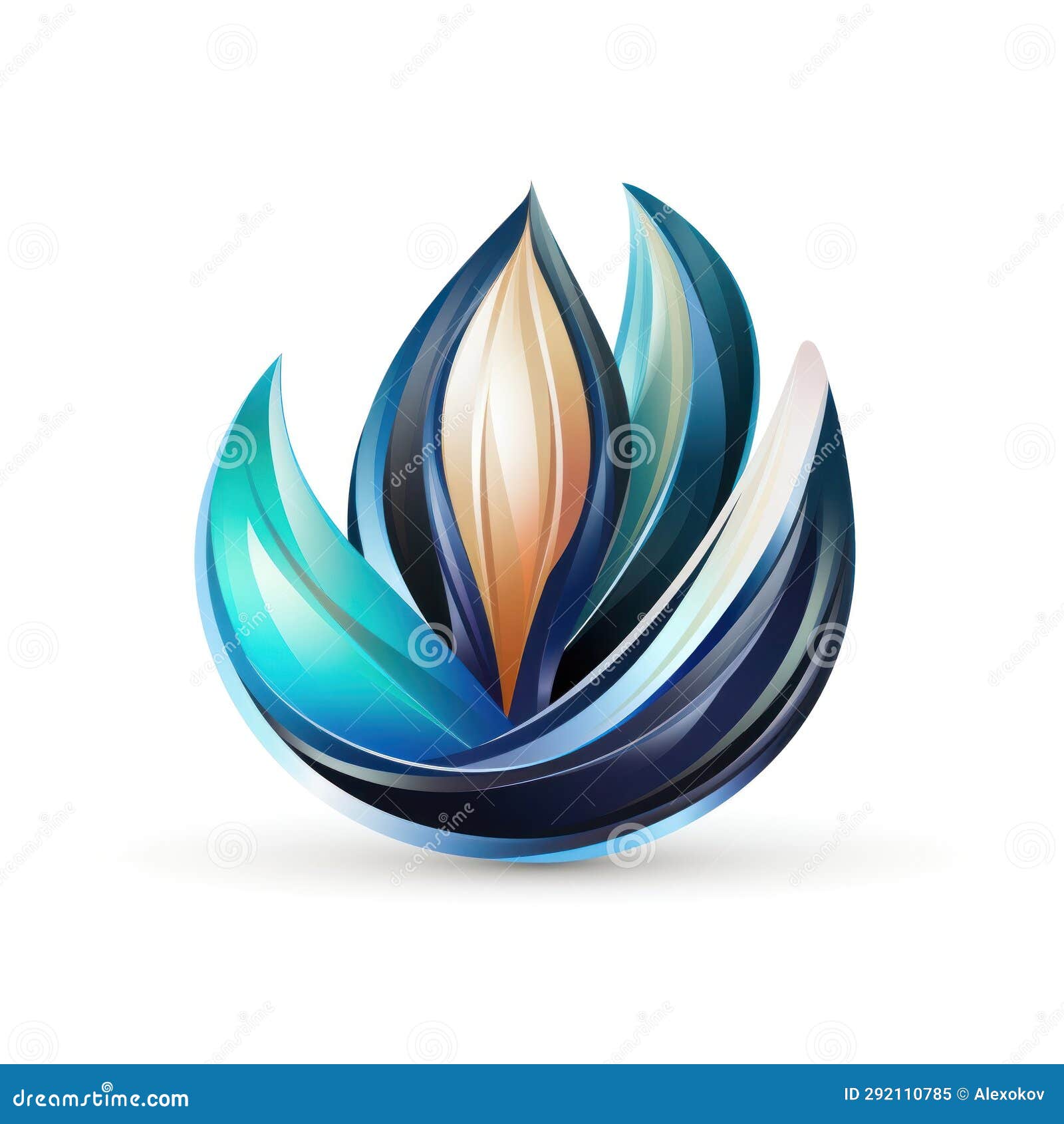 Attractive Mussel Logo on White Background AI Generated Stock ...