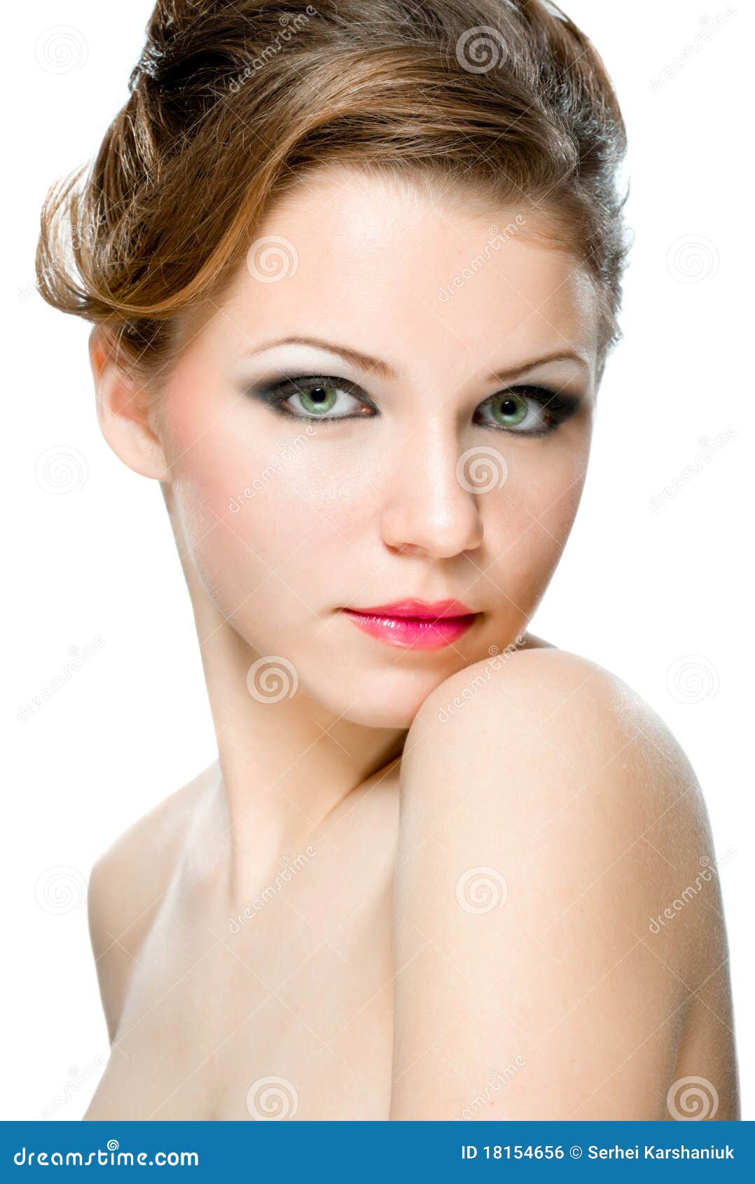 Attractive Natural Woman Face Stock Photo - Image of caucasian ...