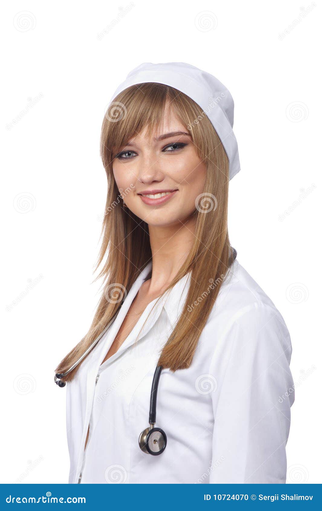 Attractive Nurse stock photo. Image of practitioner, cheerful - 10724070