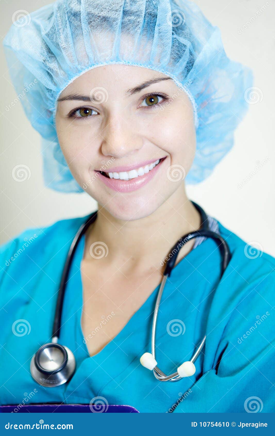 Attractive Nurse stock photo. Image of caucasian, disease - 10754610