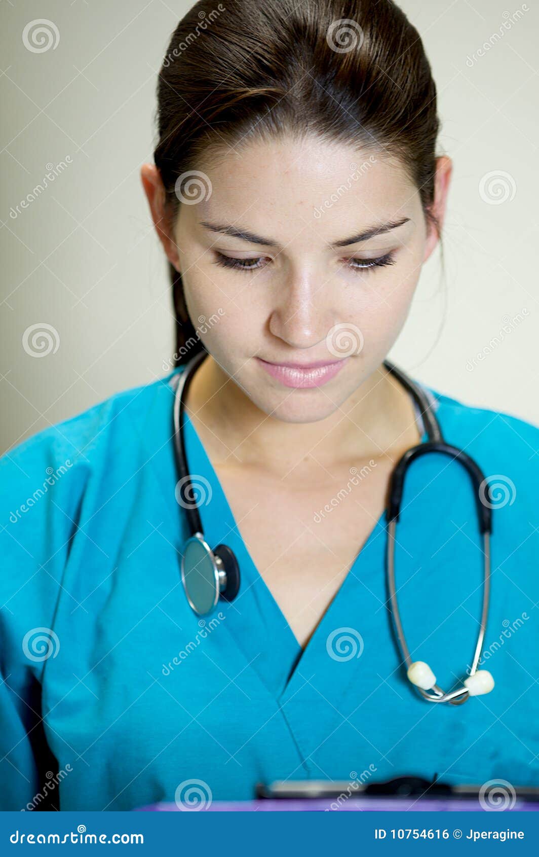 Attractive Nurse stock photo. Image of cure, examination - 10754616