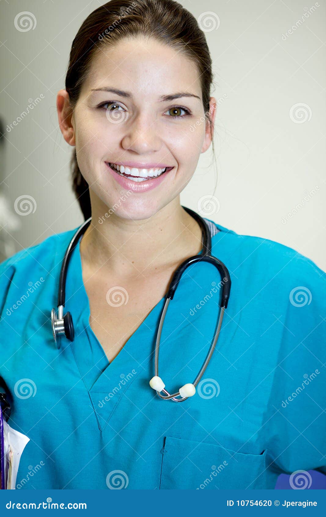 Attractive Nurse stock photo. Image of medical, disease - 10754620